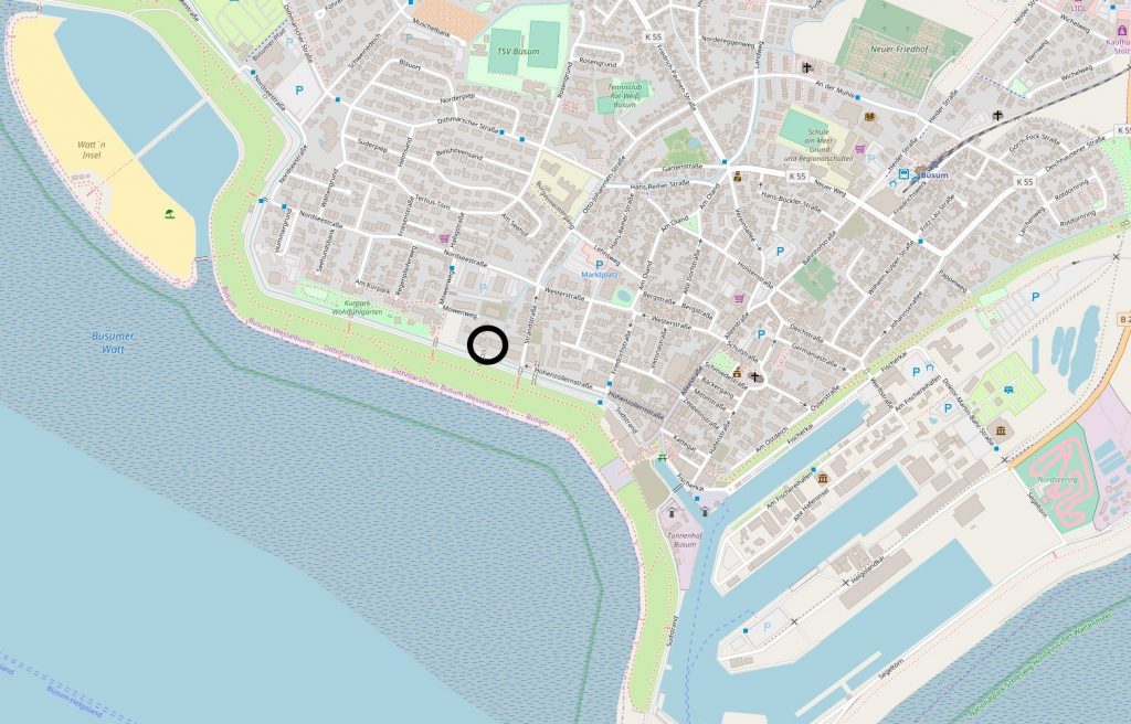 Lage der Wohnung - In Büsum Meer erleben